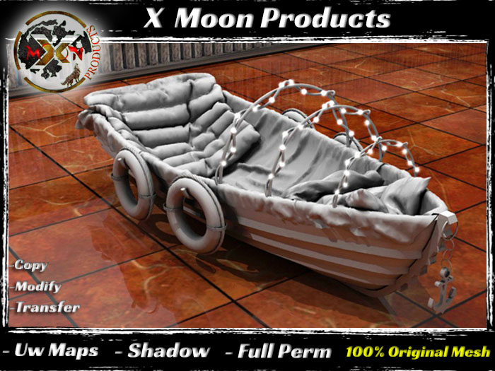Second Life Marketplace - X Moon - Full Perm Boat / P16