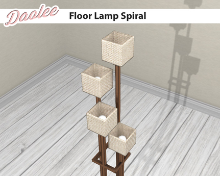 Second Life Marketplace - DL Floor Lamp Spiral