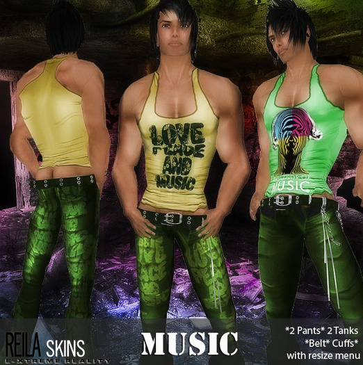 Second Life Marketplace - PROMO WEEK! Reila Skins: Music
