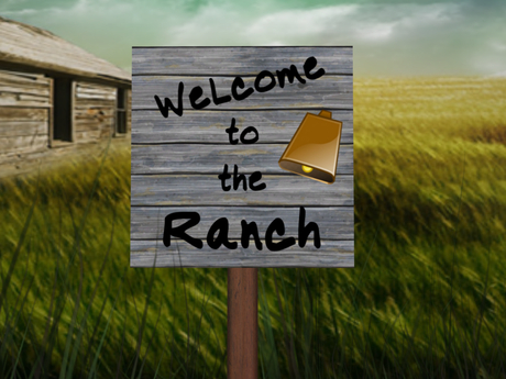 Second Life Marketplace - Welcome to the Ranch Sign Mesh by P..E.C. Boxed