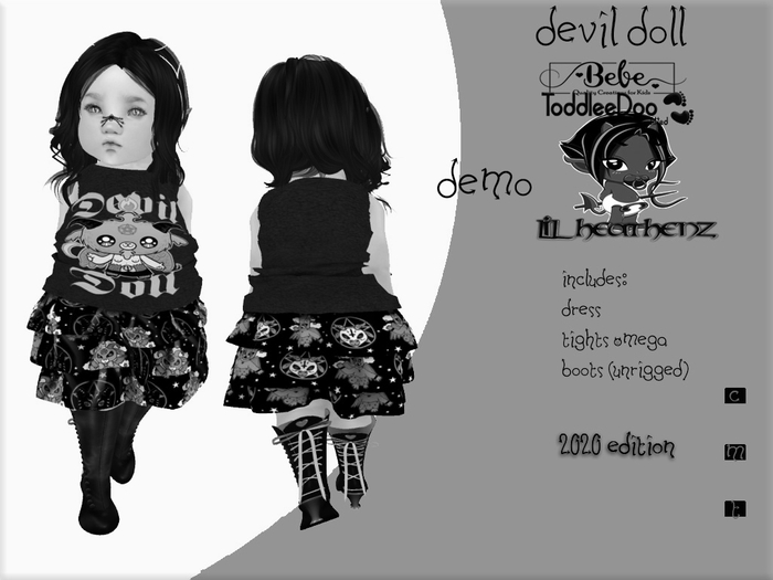 Second Life Marketplace - ~LH~Devil Doll BB TD Demo BOX