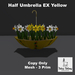 Second Life Marketplace - Half Umbrella EX Yellow
