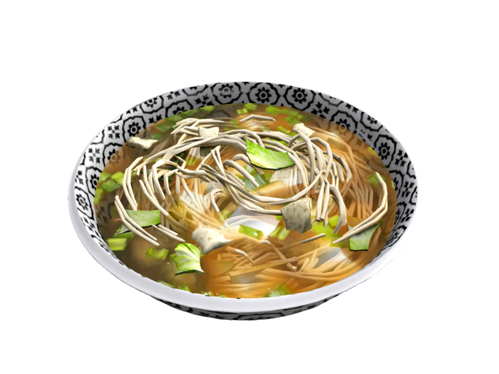 Second Life Marketplace - Dots - Asian Eats - #7 Black Noodle Soup
