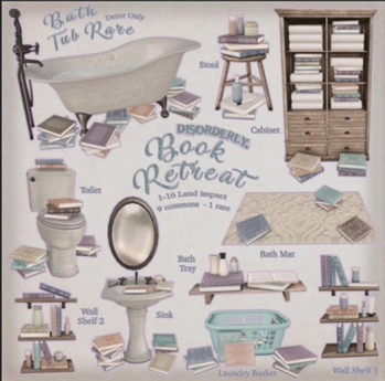 Second Life Marketplace - DISORDERLY. / Book Retreat / Cabinet