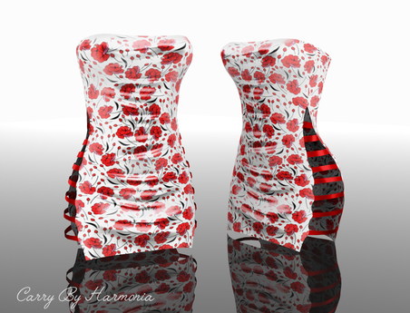 Second Life Marketplace - * Harmonia White Kaneshon PVC Dress Reborn ...