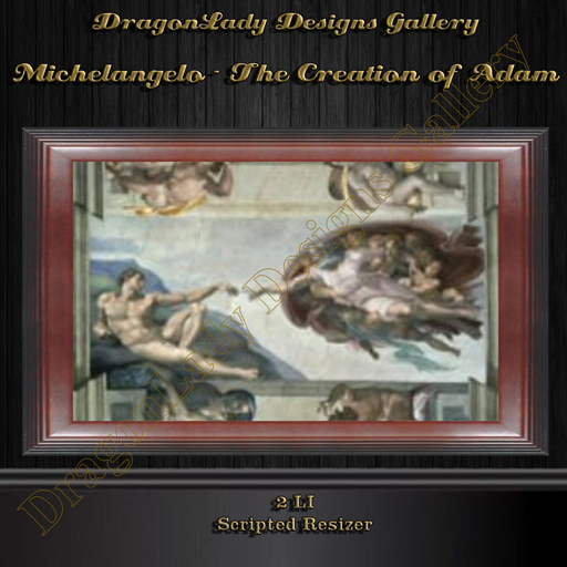Second Life Marketplace - Michelangelo - The Creation of Adam