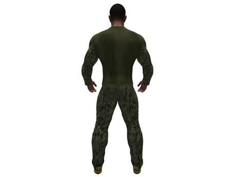 Second Life Marketplace - [Applier] Combat shirt and pants Digital ...