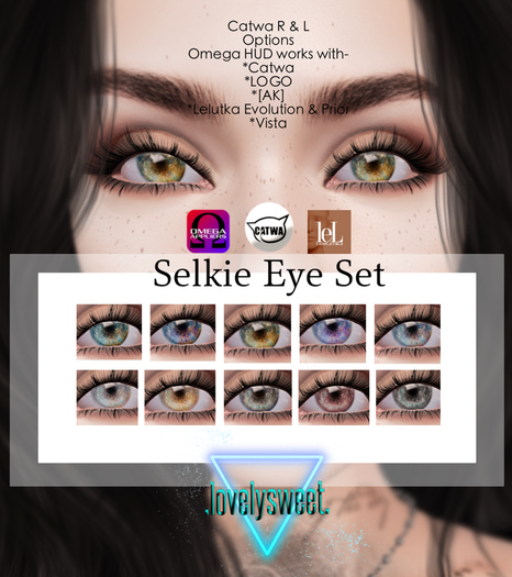 Second Life Marketplace - .lovelysweet. Selkie Eye Set (C, O, L)