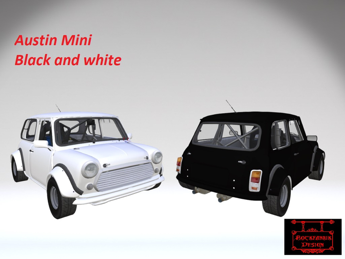 Second Life Marketplace - Austin Mini Black and White