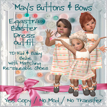 Second Life Marketplace - MBB * Eggstra Easter Dress Outfit (TDK,B&Bebe)