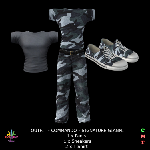 Second Life Marketplace - M - Outfit - Commando 1 - Signature Gianni