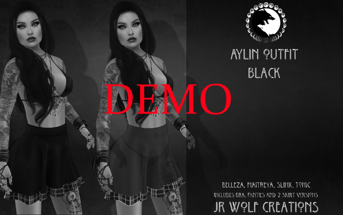 Second Life Marketplace - Aylin Outfit DEMO ADD ME (JR Wolf Creations)