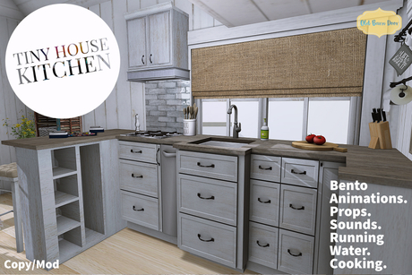 Second Life Marketplace - {OBD} Tiny House Cottage Kitchen