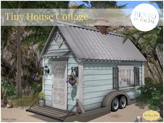 Second Life Marketplace - {OBD} Tiny House Cottage [PG] -FULL SET- PROMO