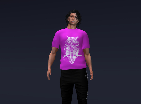 Second Life Marketplace - B&L: Owl T-Shirt for Belleza Jake body with ...