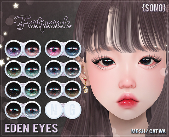 Second Life Marketplace - {S0NG} :: Eden Eyes (Fatpack)