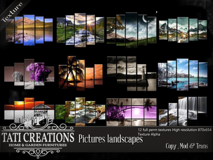 Second Life Marketplace - Pictures landscapes