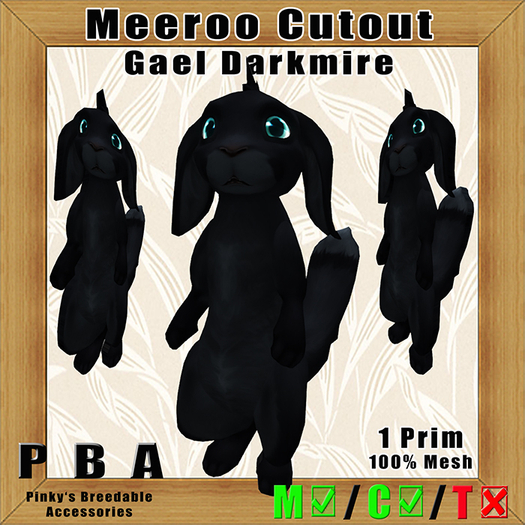 Second Life Marketplace - Meeroo Cutout Gael Darkmire