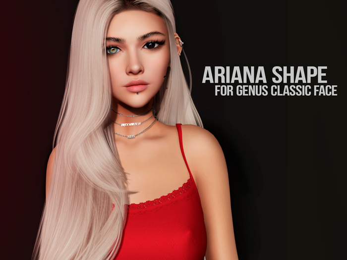 Second Life Marketplace - ☽ • ARIANA SHAPE | Genus Classic Face