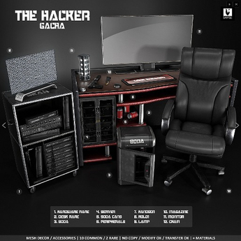 Second Life Marketplace - 1. :BAMSE: The Hacker - Hardware RARE