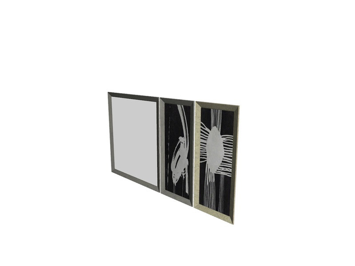 Second Life Marketplace - Groot living Room Dualpaintngs end Mirror ...