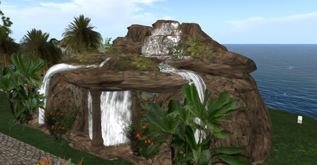 Second Life Marketplace - BABYLON CAVE - GROTTO Waterfall