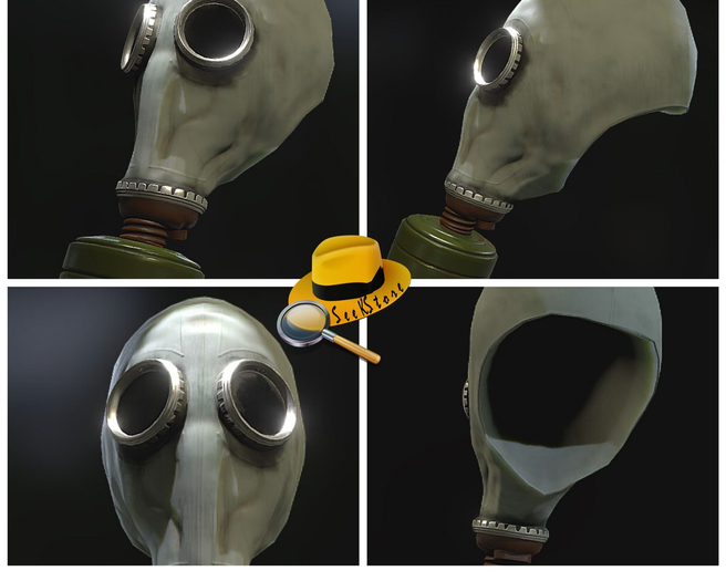 Second Life Marketplace - *Seek* russian gas-mask-filter-damaged