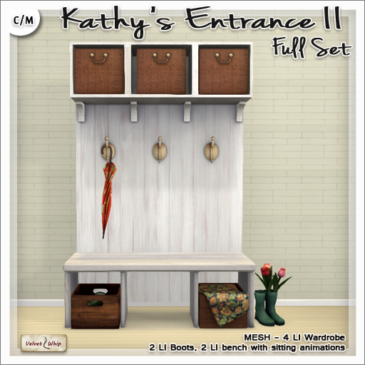 Second Life Marketplace - [V/W] Kathy's Entrance Set II - Wardrobe ...