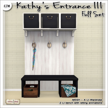 Second Life Marketplace - [V/W] Kathy's Entrance Set III - Wardrobe ...