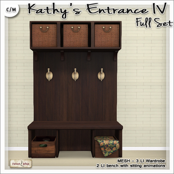 Second Life Marketplace - [V/W] Kathy's Entrance Set IV - Wardrobe ...