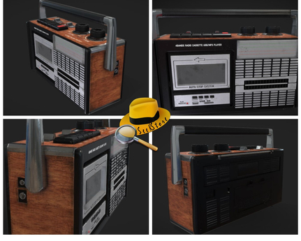 Second Life Marketplace - *Seek* ricatech pr85 80s radio cassette full perm