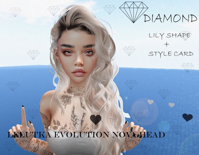 Second Life Marketplace - Diamond. Lily Shape/ LeLUTKA Nova Head Second Life Marketplace - Diamond. Lily Shape/ LeLUTKA Nova Head