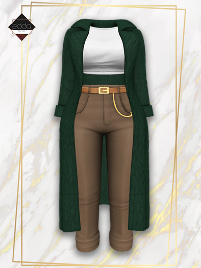 Second Life Marketplace - .::E.D.D.A::. Cassandra Outfit {VIRIDIAN}