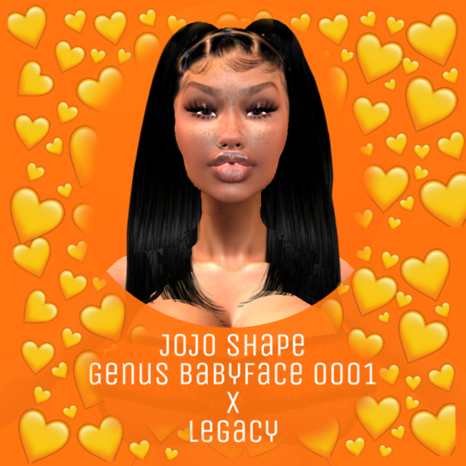 Second Life Marketplace - SL!CK - JoJo shape Genus BabyFace 0001 X Legacy