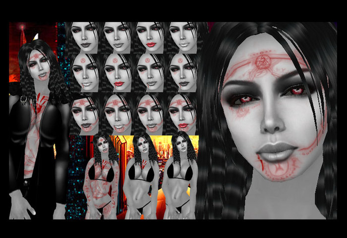 Second Life Marketplace - [Dionysus] - Raven Complete Blood Queen ...