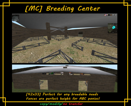 Second Life Marketplace - [MC] Breeding Center [wear to unpack]