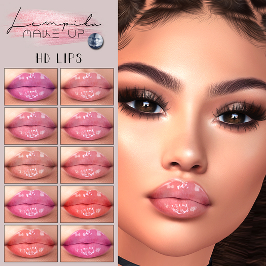 Second Life Marketplace - Lempika - 10 Lipstick Diva Gloss GENUS