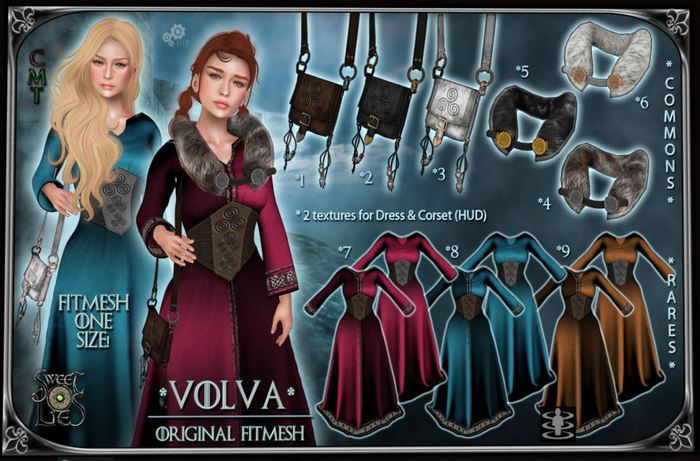 Second Life Marketplace - *SL* Volva Fur Stole Mesh - Sweet Lies ...