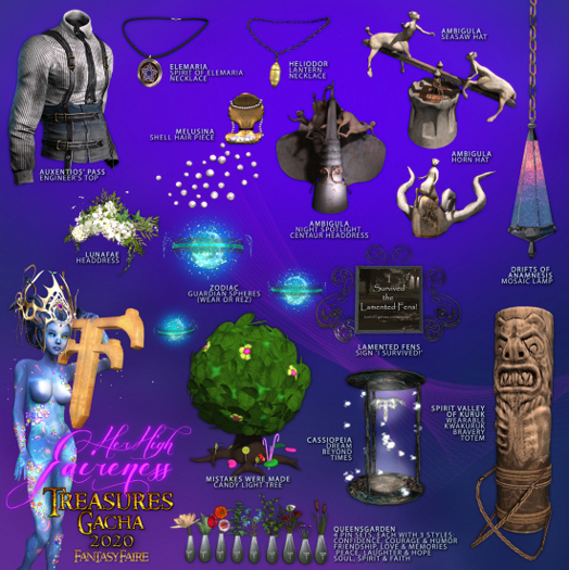 Second Life Marketplace - FF2020 Queensgarden~Confidence, Courage & Humor