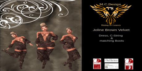 Second Life Marketplace - M.C. Design Joline Brown Velvet