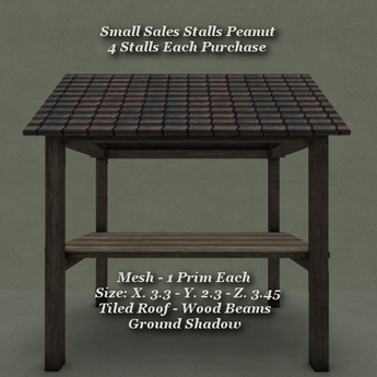 Second Life Marketplace - Small Sales Stall Peanut