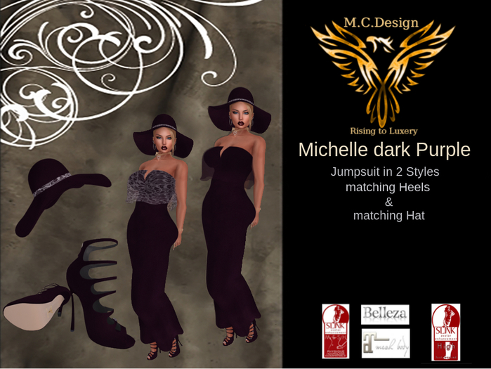 Second Life Marketplace - M.C. Design Michelle Purple