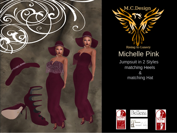 Second Life Marketplace - M.C. Design Michelle Pink