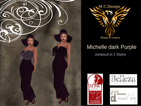Second Life Marketplace - M.C. Design Michelle dark Purple