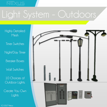 Second Life Marketplace - Nexus Light System - Builder's Pack