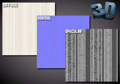 Second Life Marketplace - JU Wallpaper 00S 3D Textures Full Perm