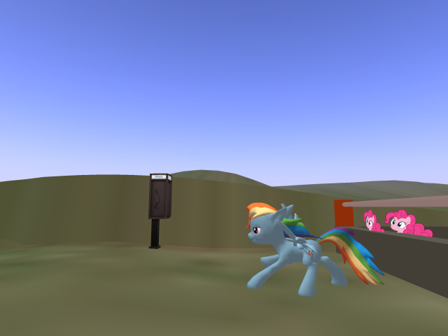 Second Life Marketplace - Your Little Pony rainbow dash rider boxed