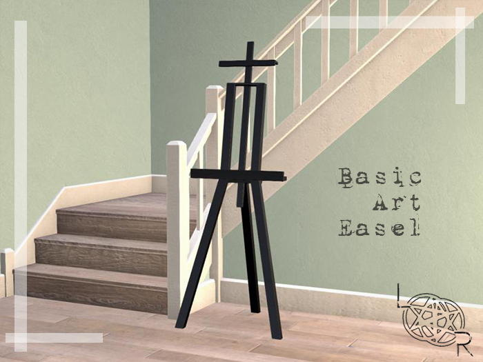 Second Life Marketplace - ☽ Basic Easel by L'Rae Rose Design