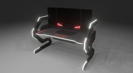 Second Life Marketplace - Interstellar Desk Full Perm Mesh