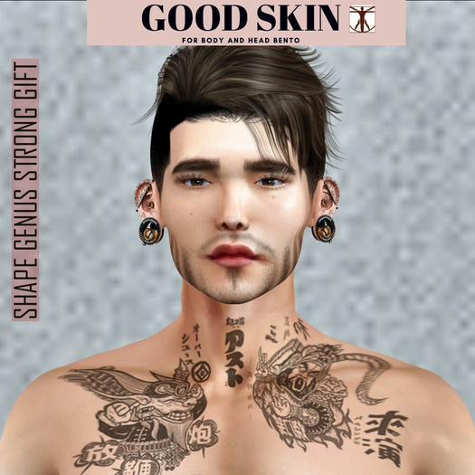 Second Life Marketplace - Good Skin - Shape Genus Strong Man Brayan